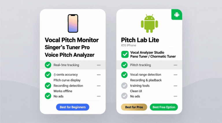 Best Pitch Detection App for iPhone & Android | Singer’s Guide