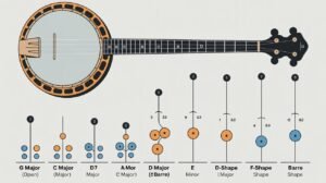 5-String Banjo Chord Chart: Beginner’s Guide to Essential Chords