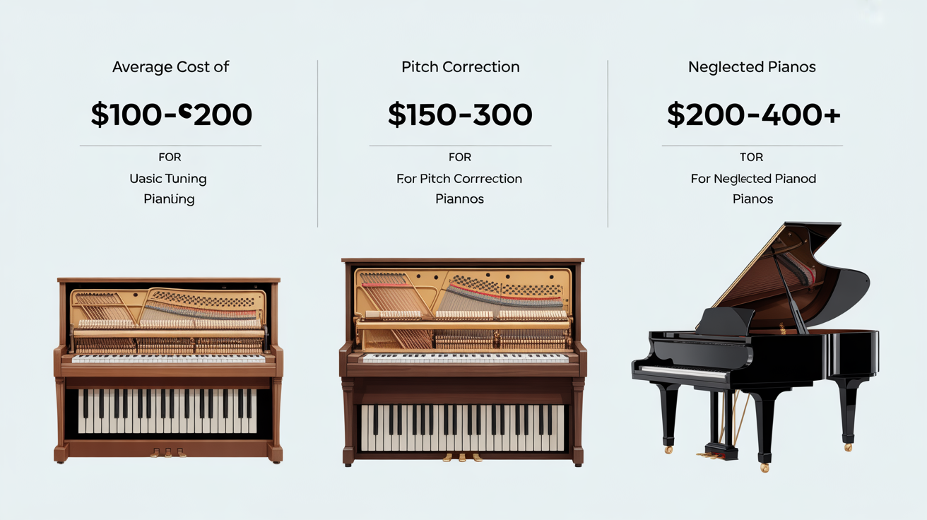 Average Cost of Tuning a Piano (2025 Complete Guide)