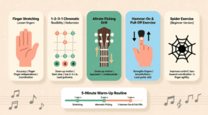 Beginner Guitar Warm-Ups – Essential Exercises for New Players