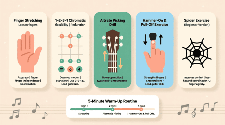 Beginner Guitar Warm-Ups – Essential Exercises for New Players