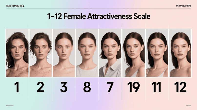 What Is the 1–12 Attractiveness Scale? Meaning, Origins & Criticism